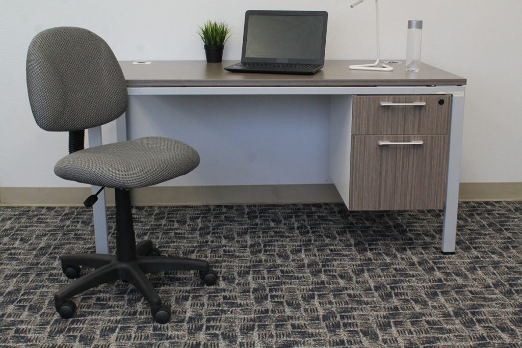 Boss Perfect Posture Deluxe Office Task Chair without Arms, Grey ...