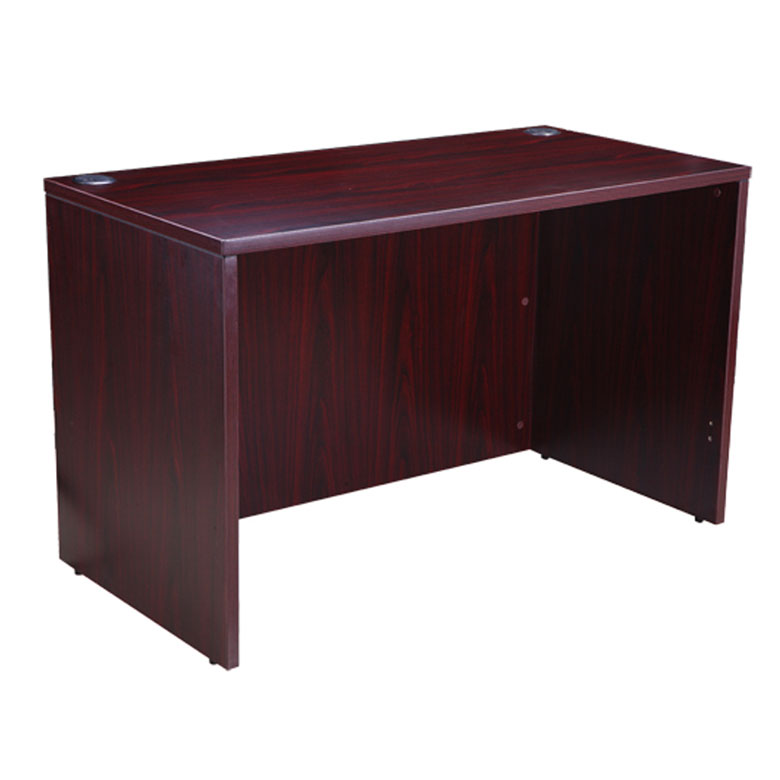 Boss Desk Shell 48X24, Mahogany – BossChair