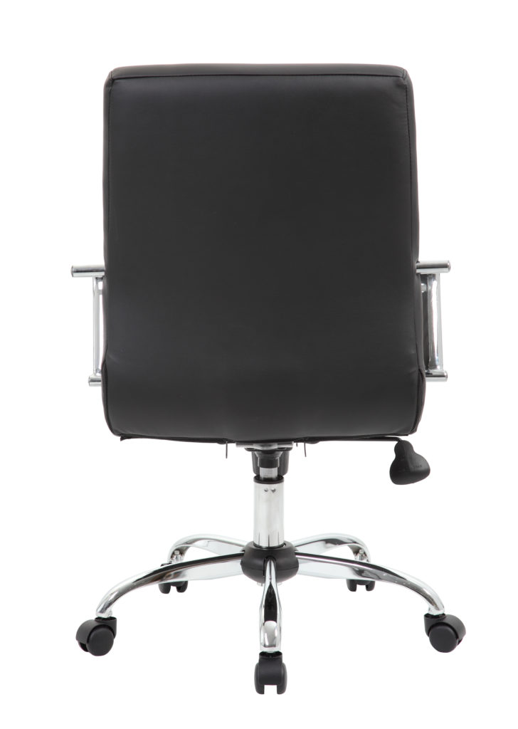 Boss Retro Task Chair with Chrome Fixed Arms – BossChair