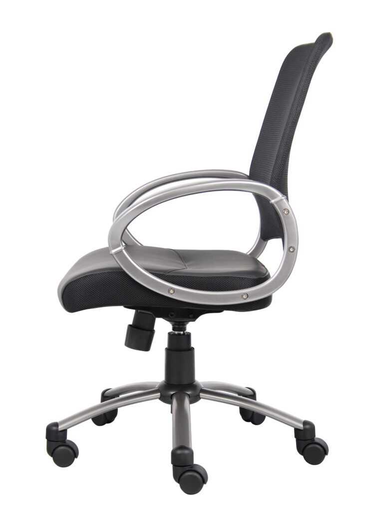 Boss Mesh Back W/ Pewter Finish Task Chair – BossChair