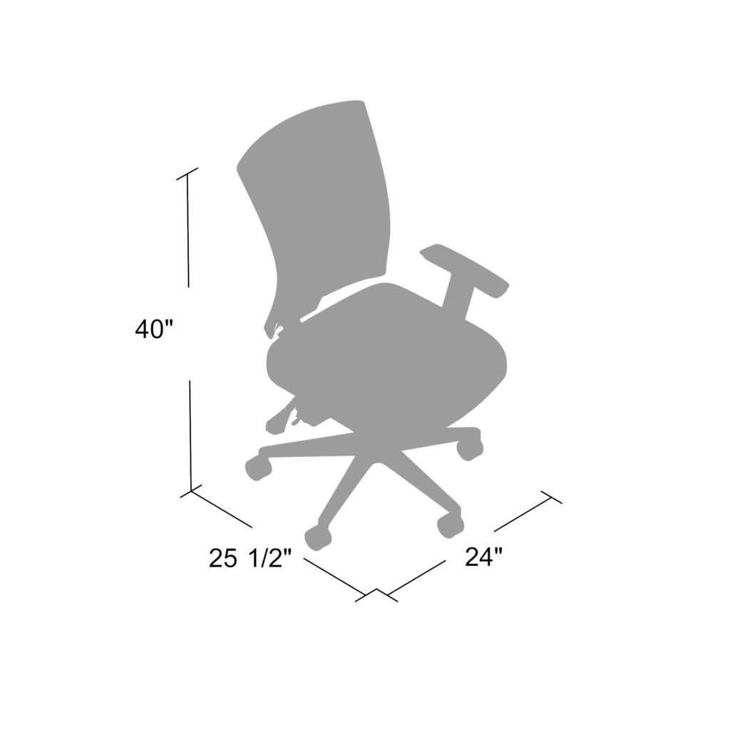 Boss Mesh Back 3 paddle Task Chair with Seat Slider – BossChair