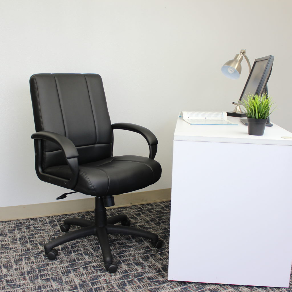 Boss Caressoftplus Vinyl Executive Mid Back Chair – BossChair