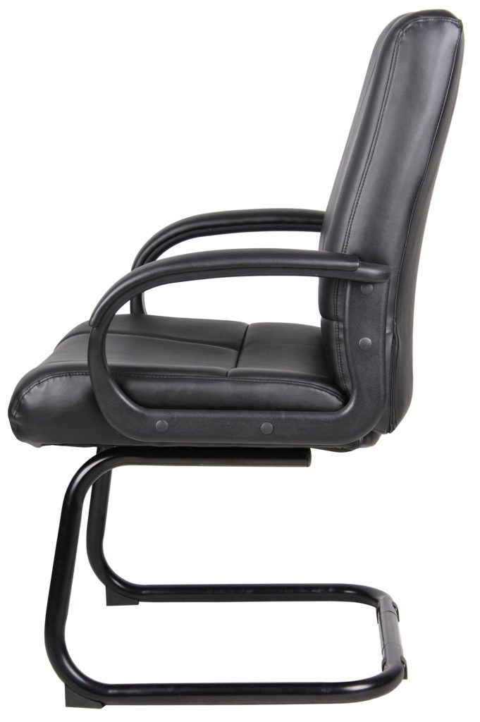 Boss Caressoftplus Vinyl Mid Back Guest Chair – BossChair