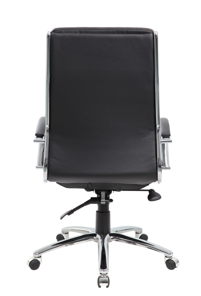 Boss Executive Caressoftplus Vinyl Chair with Metal Chrome Finish ...