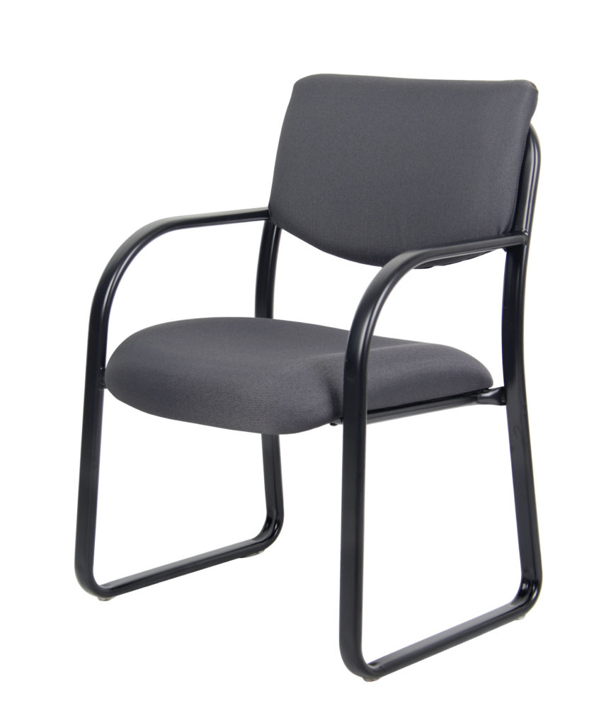 Boss Grey Fabric Guest Chair – BossChair