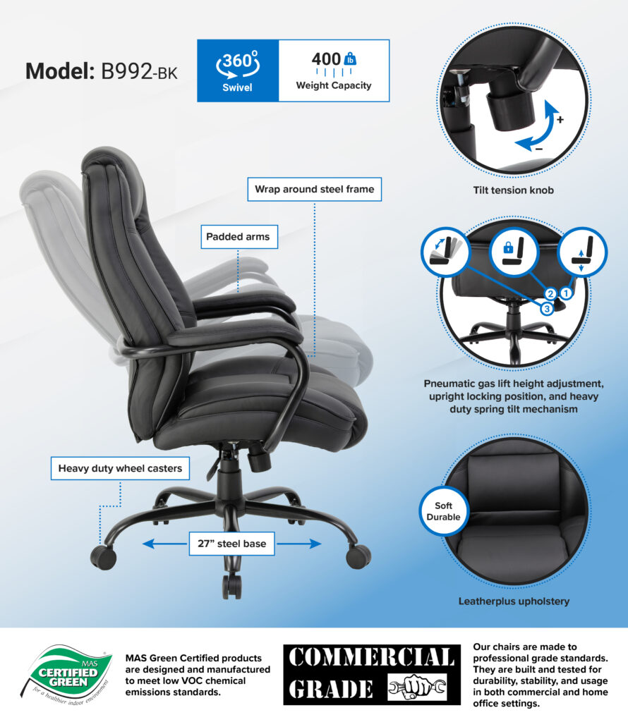 Boss Heavy Duty Executive Chair – BossChair