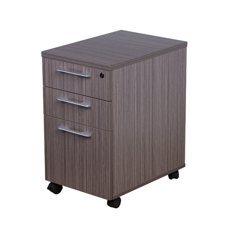 Boss Simple System Mobile Pedestal Box/Box/File, Driftwood – BossChair