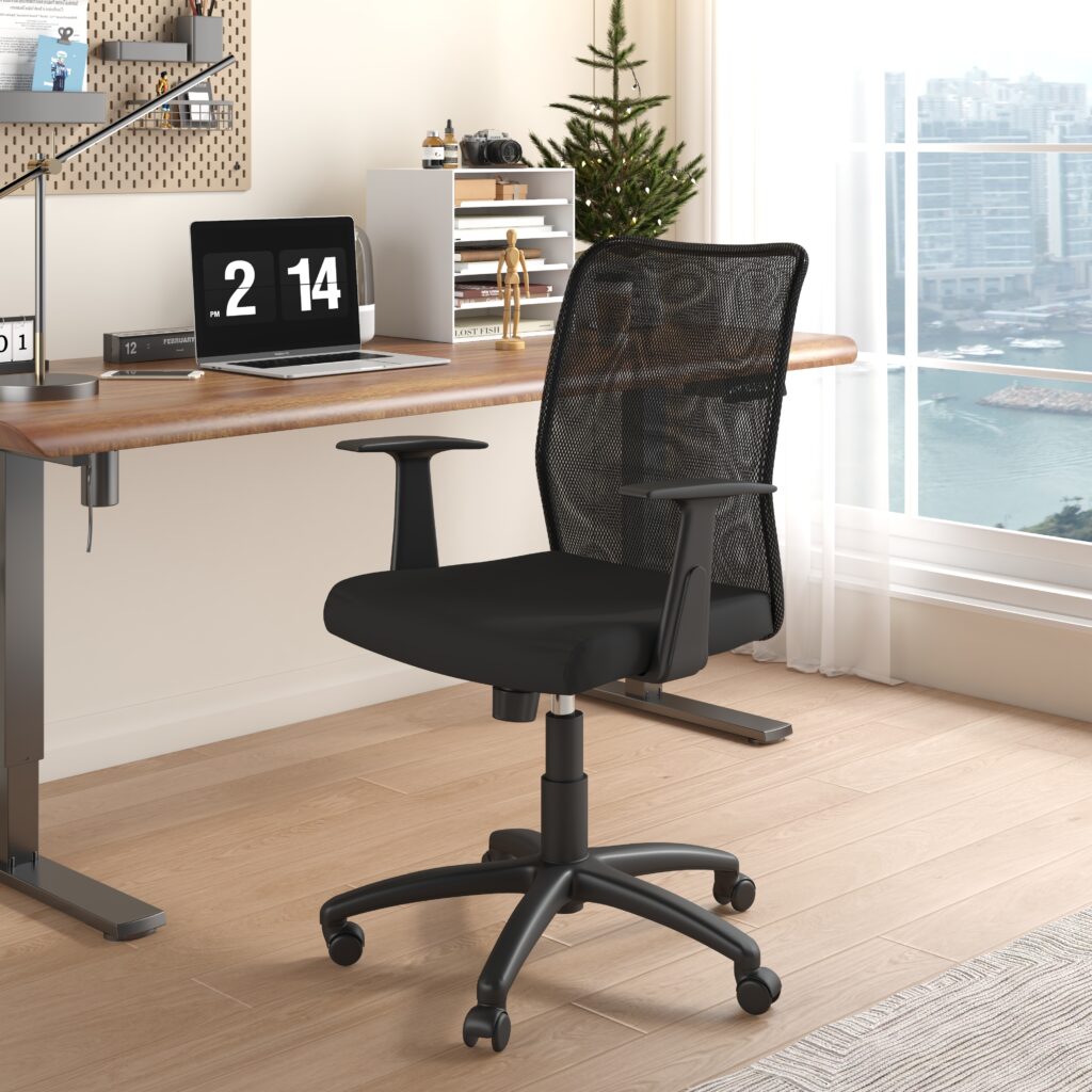 Boss Budget Mesh Task Chair W/ T-Arms – BossChair