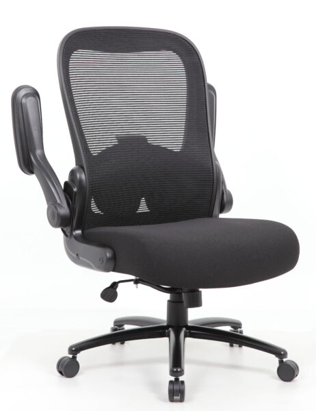 Boss Heavy Duty Flip Arm Mesh Task Chair – BossChair