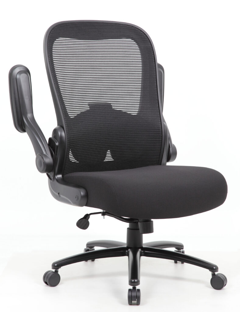 Boss Heavy Duty Flip Arm Mesh Task Chair – BossChair