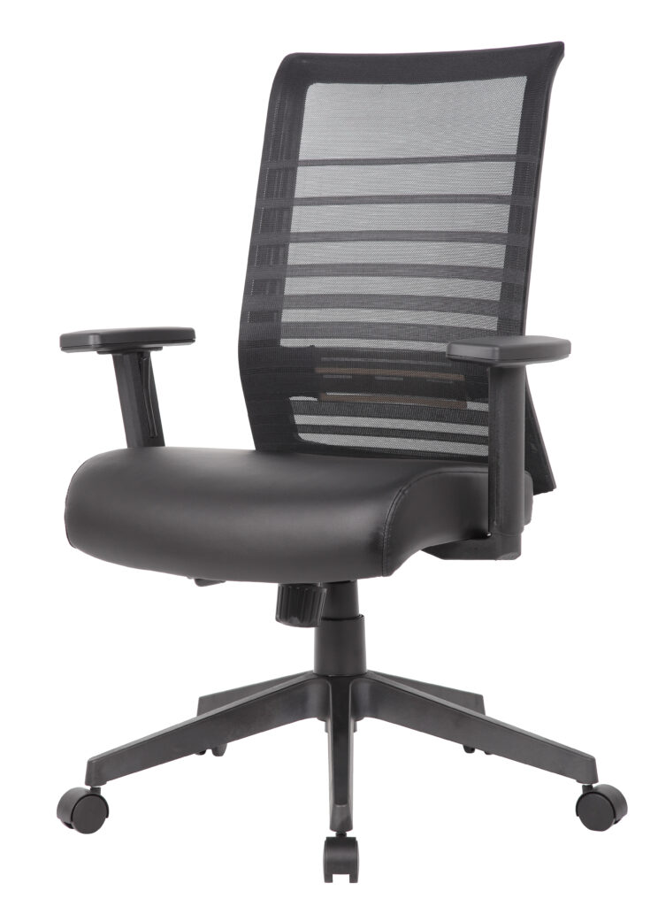 Boss Horizontal Mesh Back + Antimicrobial Seat Task Chair – BossChair