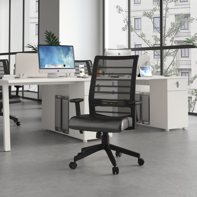Boss Horizontal Mesh Back + Antimicrobial Seat Task Chair – BossChair