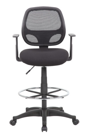 Boss Commercial Grade Mesh Stool W/ Arms – BossChair
