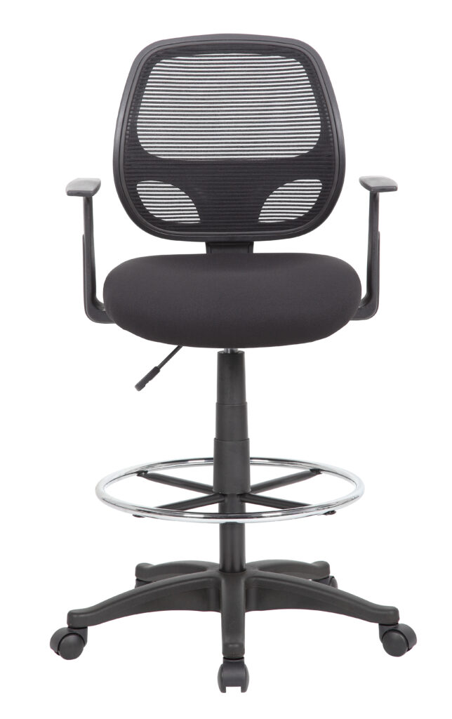 Boss Commercial Grade Mesh Stool W/ Arms – BossChair