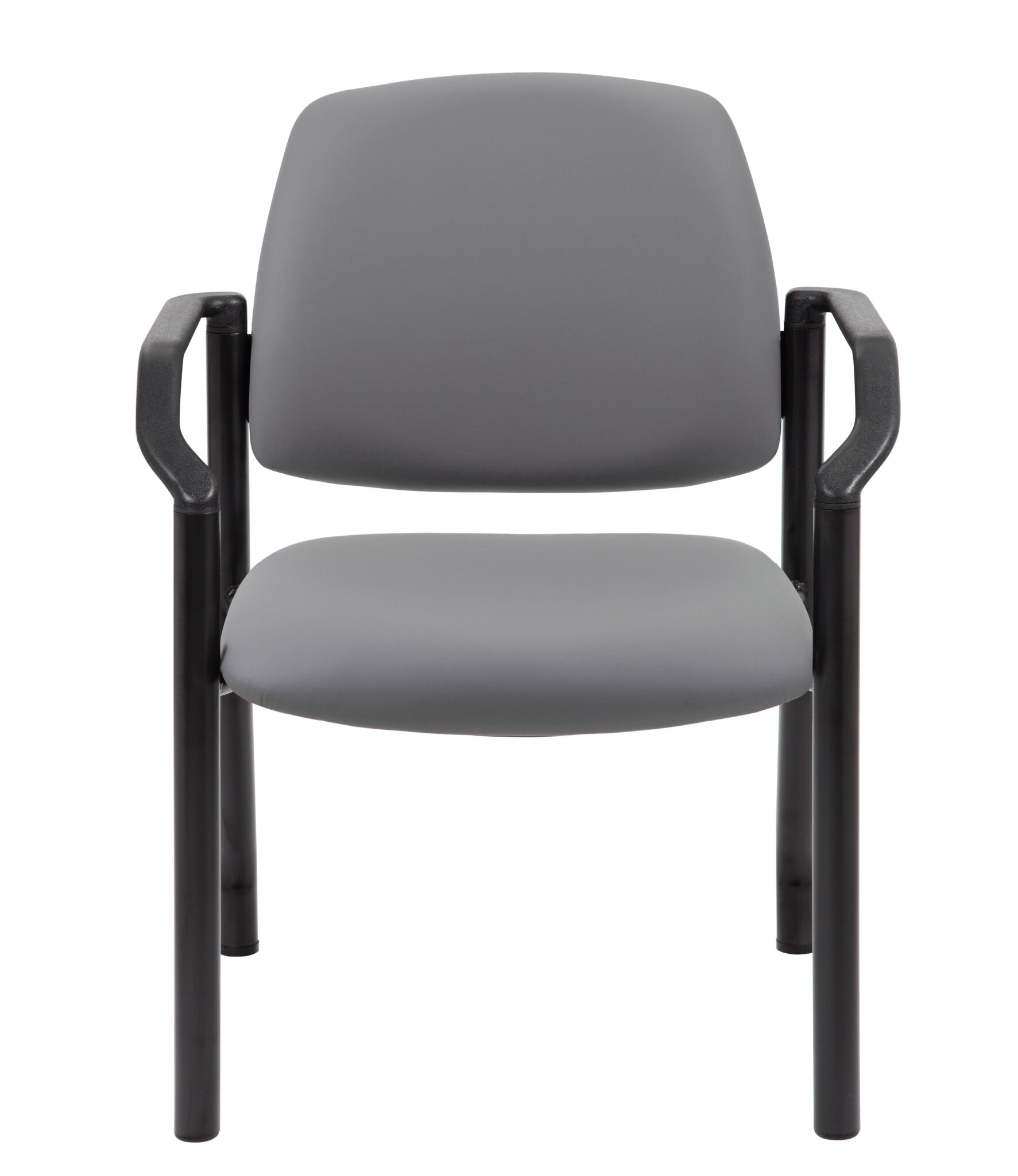 Boss Mid Back Guest Chair, 300 lb capacity, Antimicrobial Vinyl – BossChair